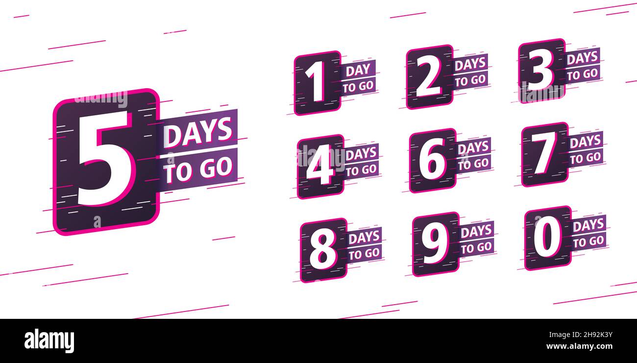 Black numerals counter Stock Vector Images - Alamy