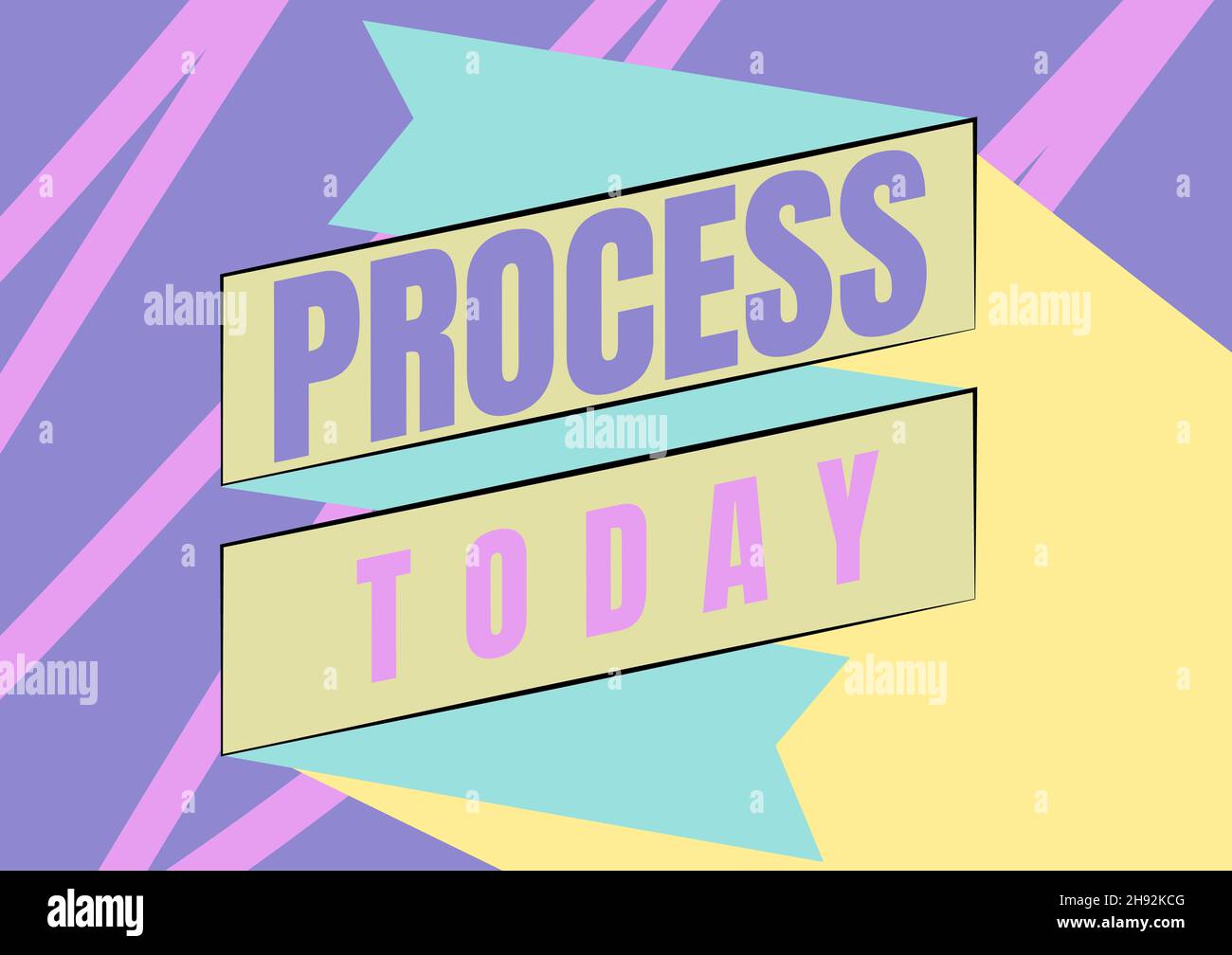 Hand writing sign Process. Word for Standard procedures how to handle a ...