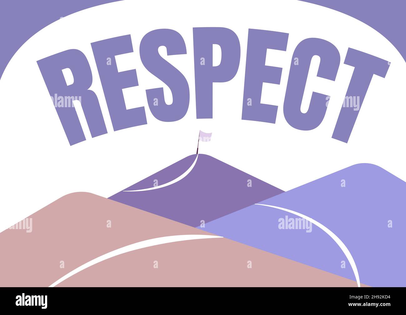 Text sign showing Respect. Business showcase Feeling of deep admiration ...