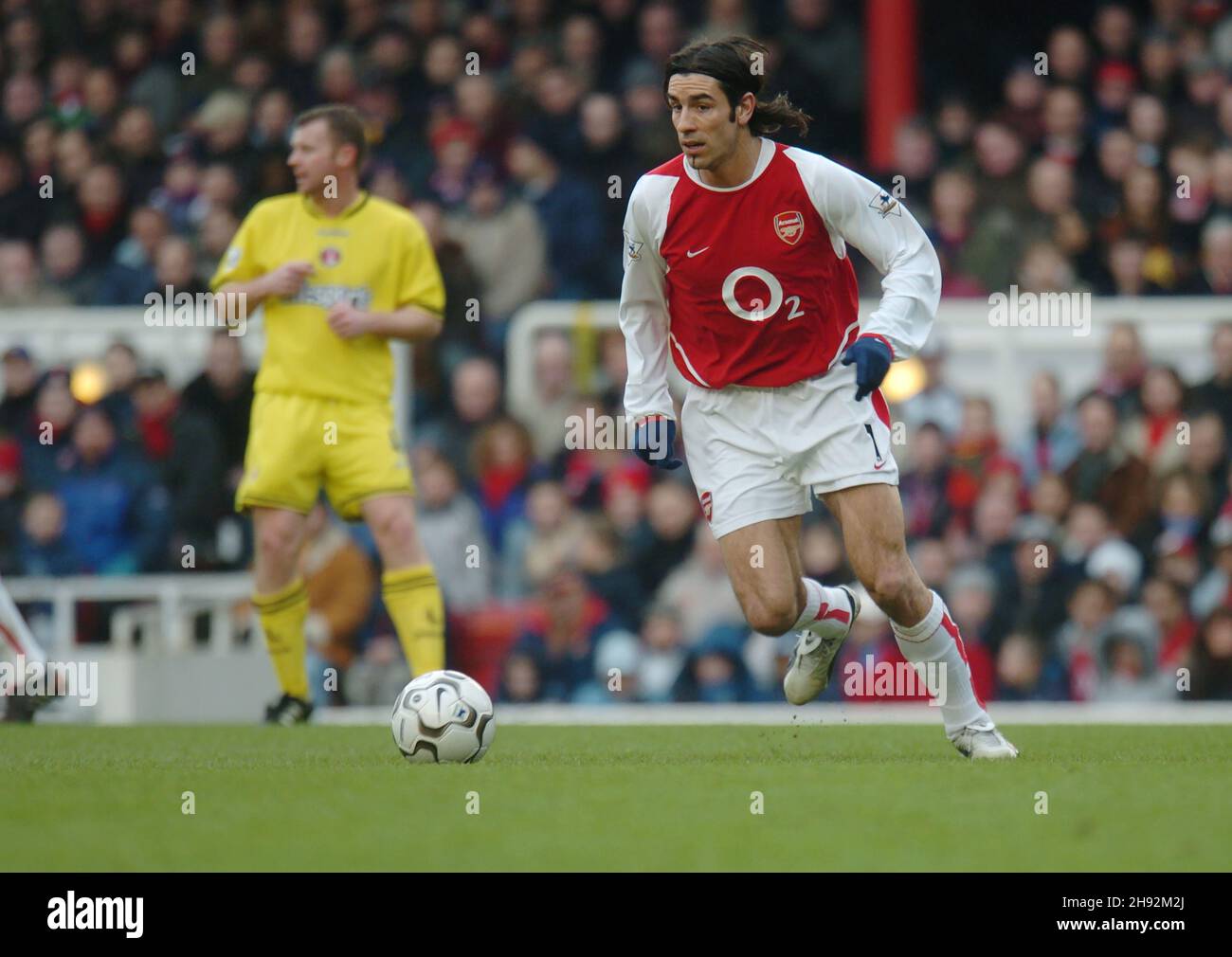 Arsenal v Charlton february 2004 Stock Photo - Alamy