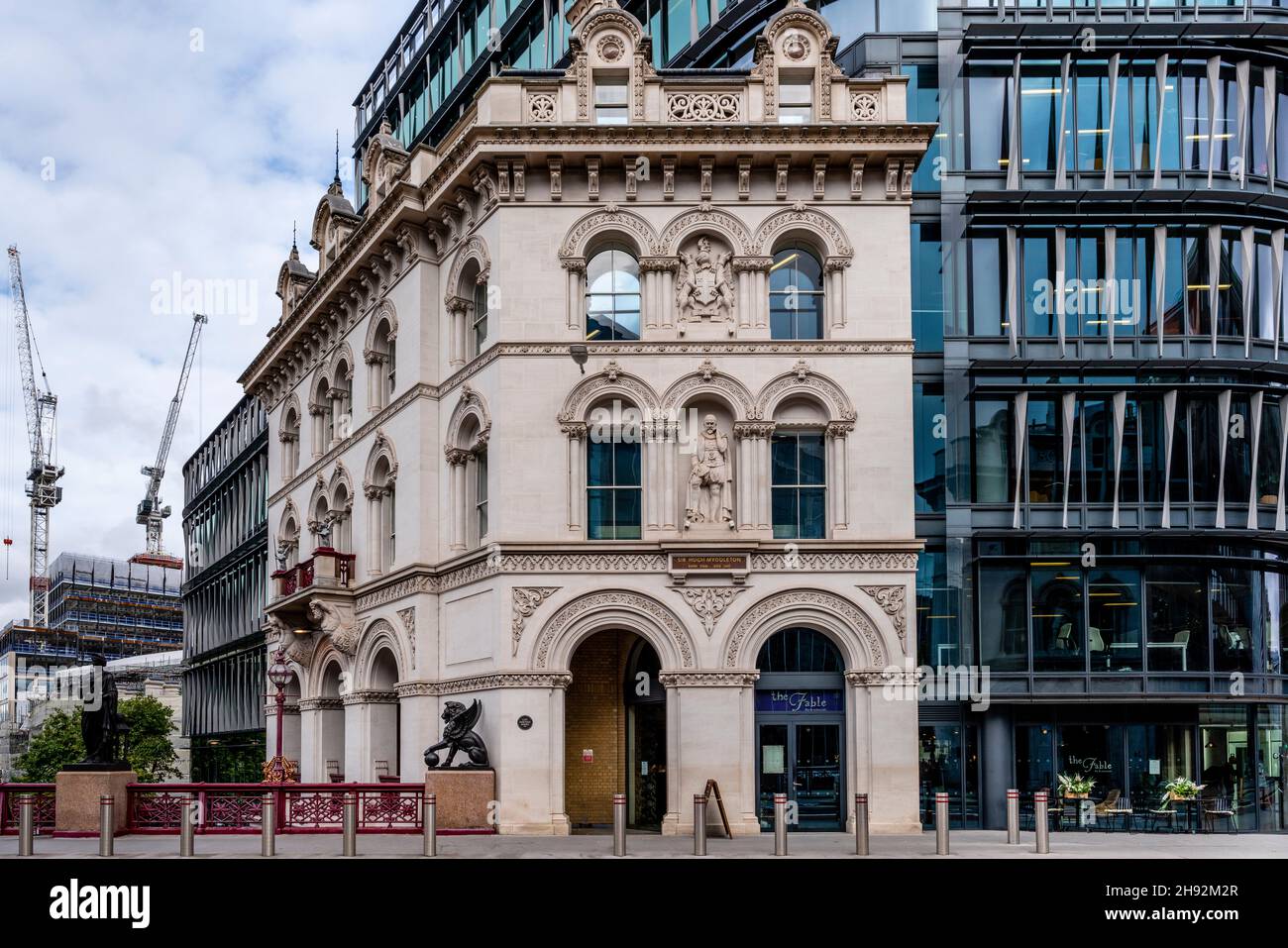 The Fable Bar/Restaurant, Holborn Viaduct, London, UK Stock Photo - Alamy
