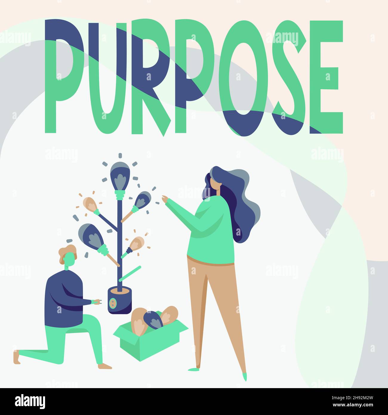 Text sign showing Purpose. Business concept The reason for which ...