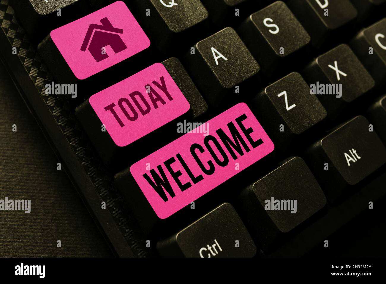 Inspiration showing sign Welcome. Word Written on instance or manner of ...