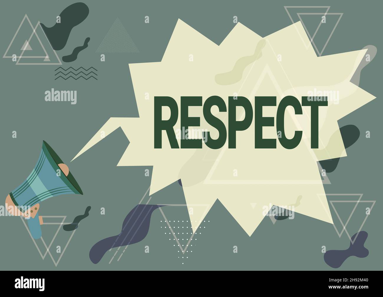 Inspiration showing sign Respect. Conceptual photo Feeling of deep ...