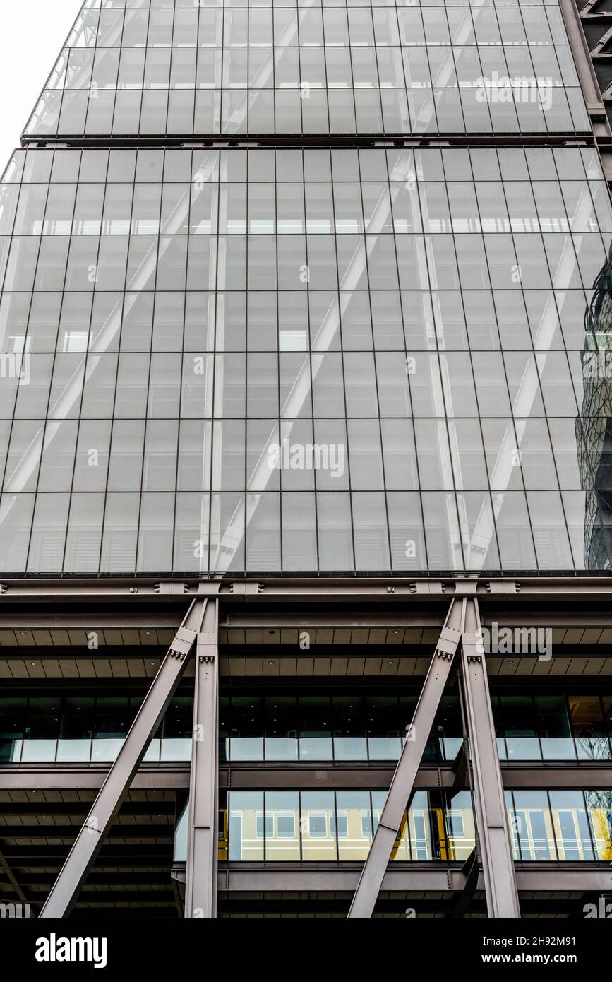 Architectural Detail of The Leadenhall Building, City of London, London ...