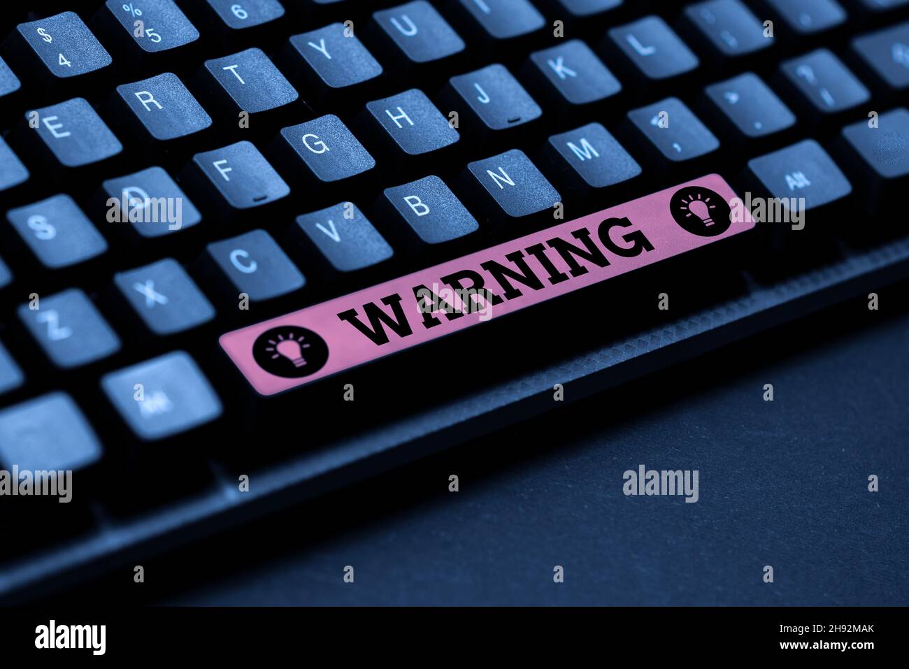 Inspiration showing sign Warning. Conceptual photo Advice Sign for ...