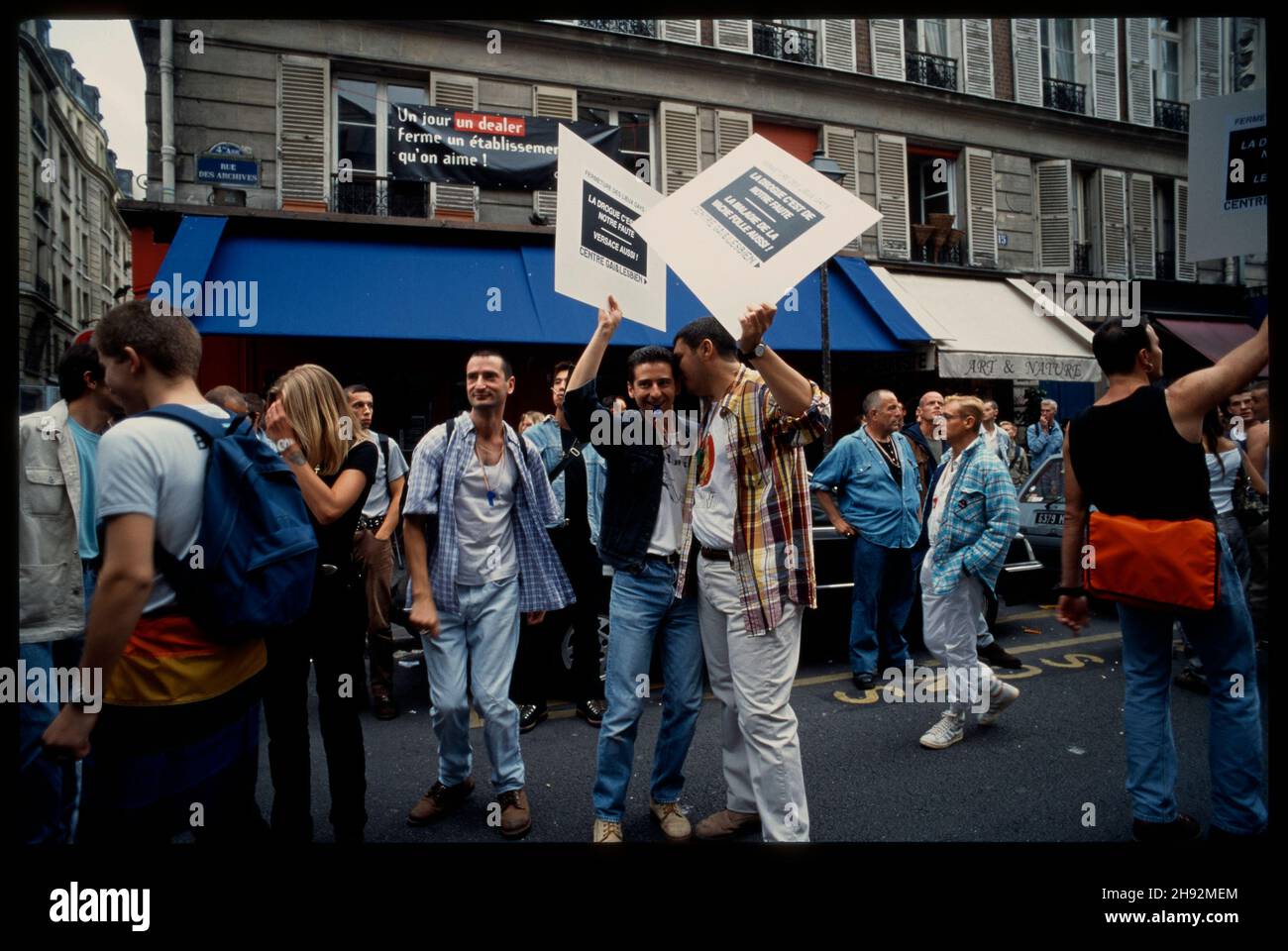 Anti gay protest 1990s hi-res stock photography and images - Alamy