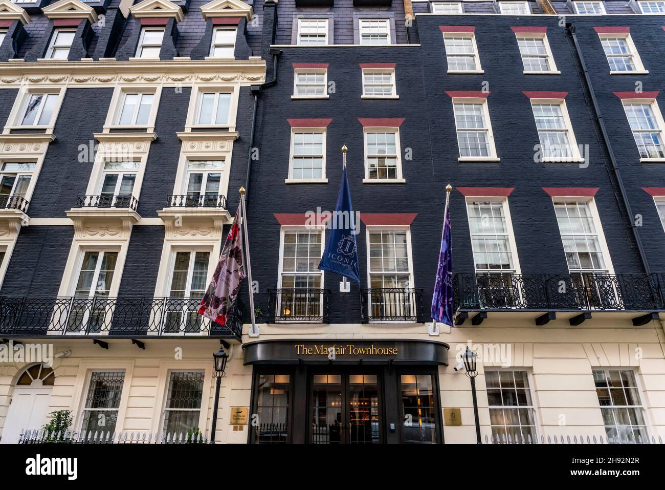 The Mayfair Townhouse, Half Moon Street, London, UK Stock Photo - Alamy
