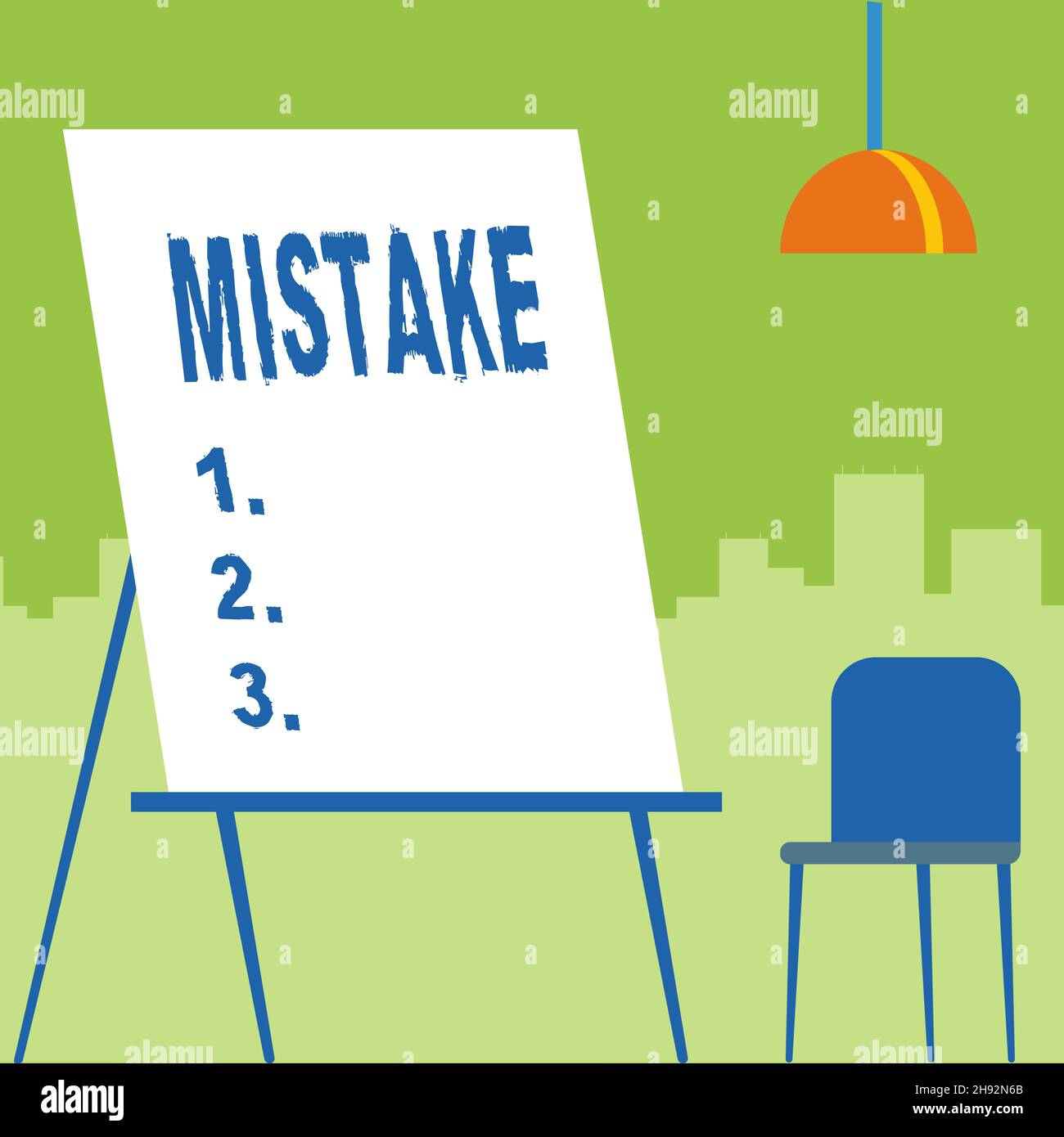 Conceptual caption Mistake. Concept meaning Something not correct Lack ...