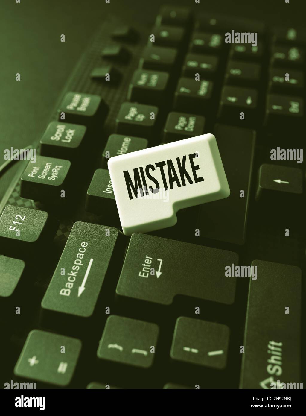 Writing displaying text Mistake. Business concept Something not correct ...