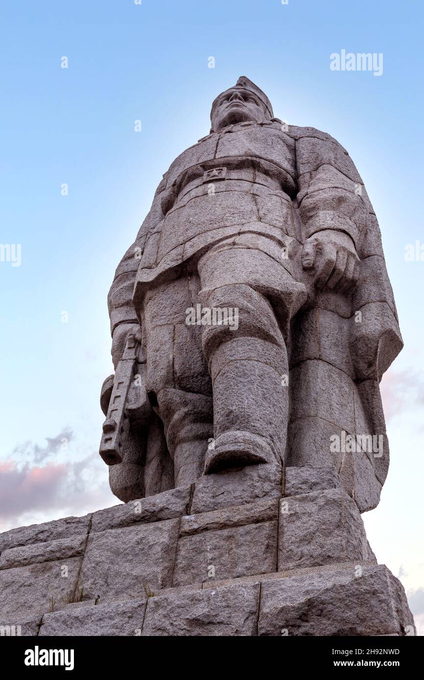 Alyosha Monument Statue Of Soviet Soldier On The Hill Plovdiv Bulgaria