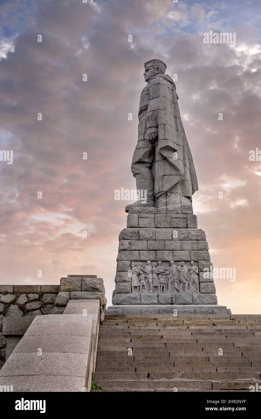 Alyosha Monument Statue Of Soviet Soldier On The Hill Plovdiv Bulgaria