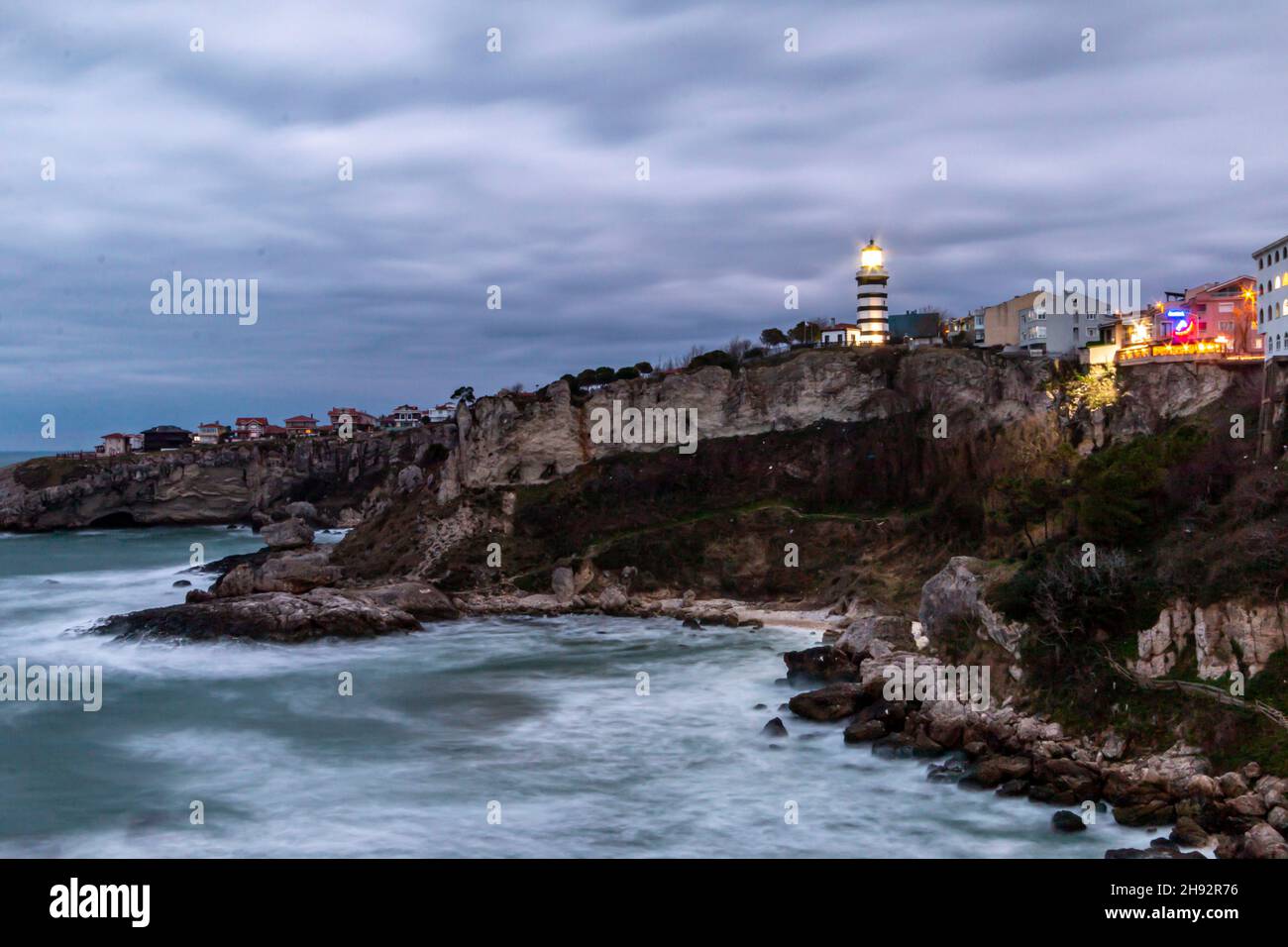 Sile sea lighthouse, istanbul, Turkey Stock Photo - Alamy