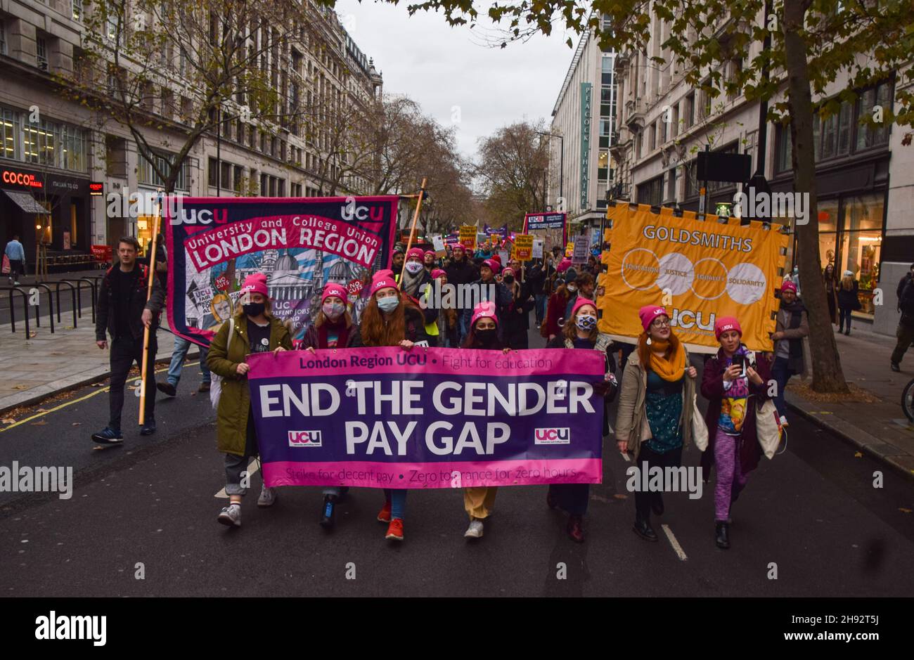 Gender pay inequality protest hi-res stock photography and images - Alamy