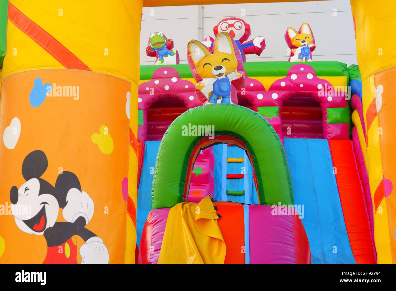 Inflatable slide hi-res stock photography and images - Alamy