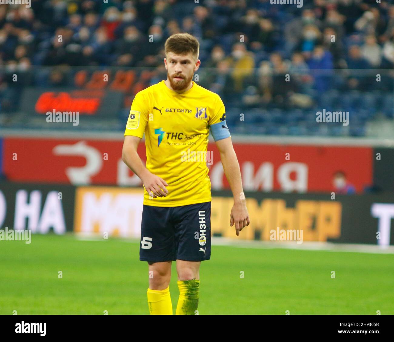 Saint Petersburg, Russia - 03 December 2021: Football. Russian Premier ...