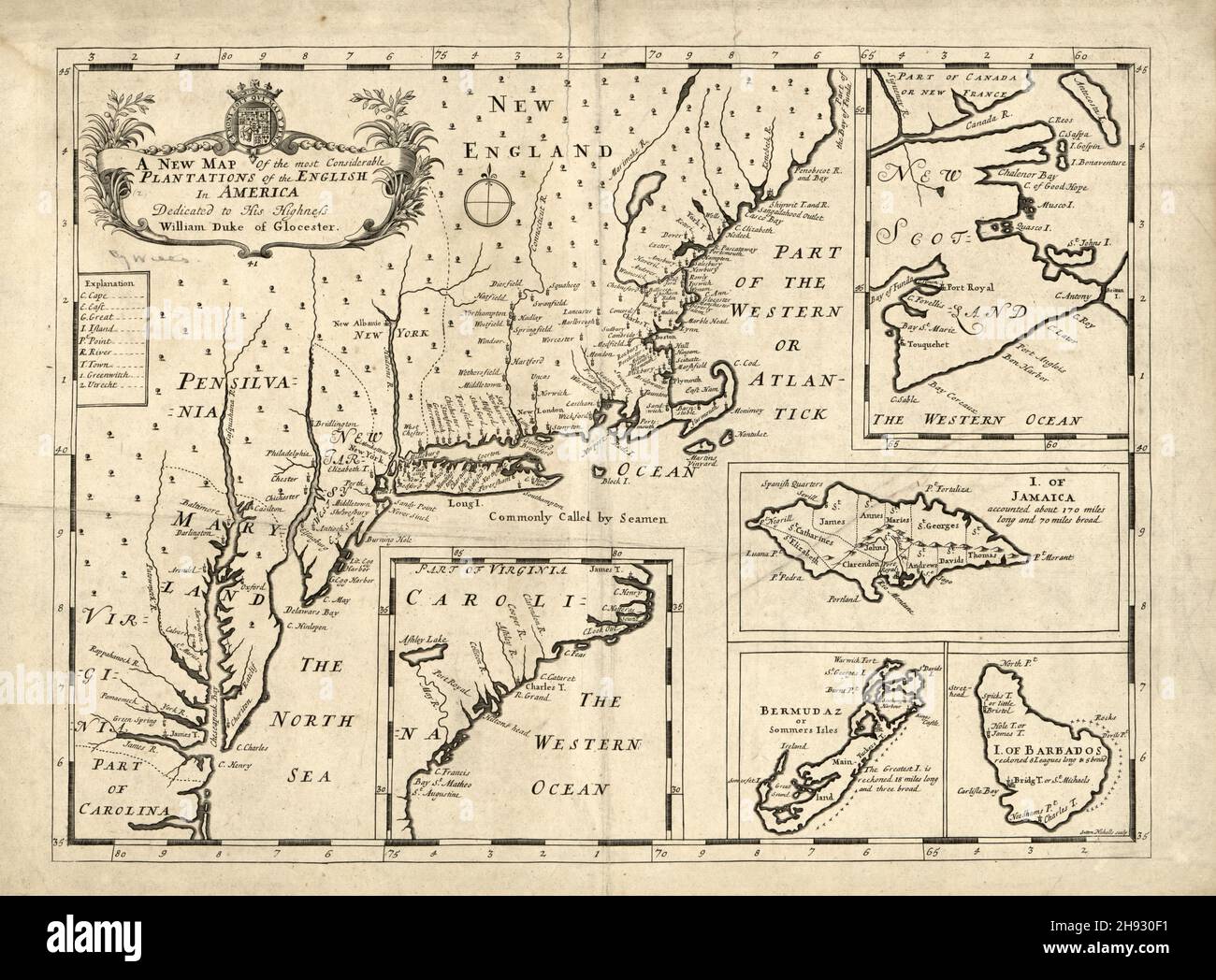 Gold English Colonies In America