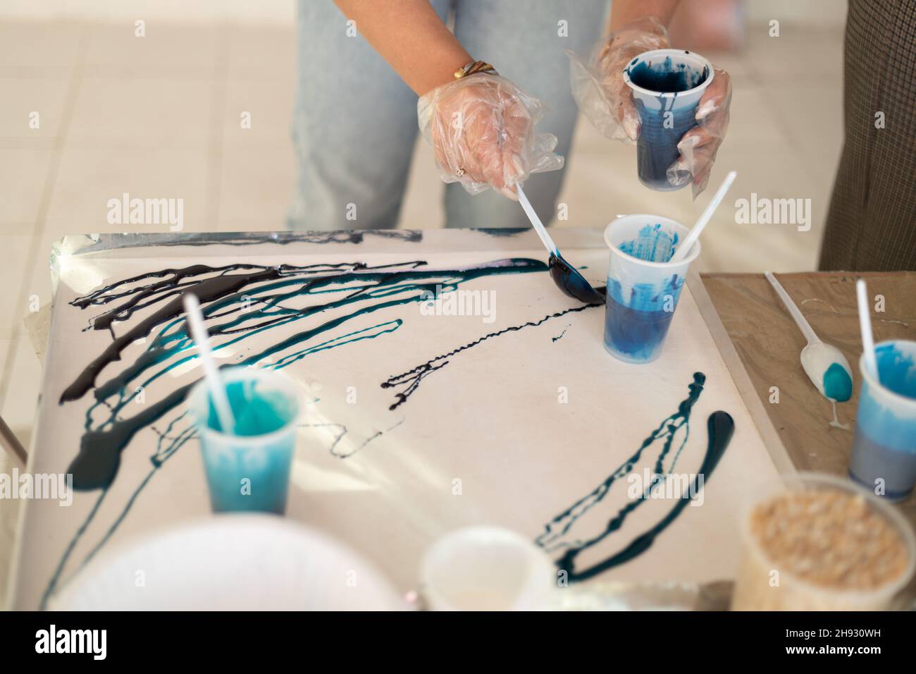 Epoxy Resin Sculpture Woman