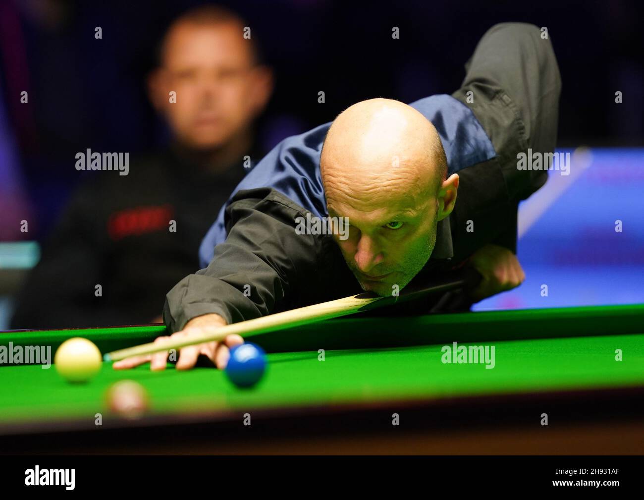 Andy Hicks during his match with Barry Hawkins on day eleven of the ...