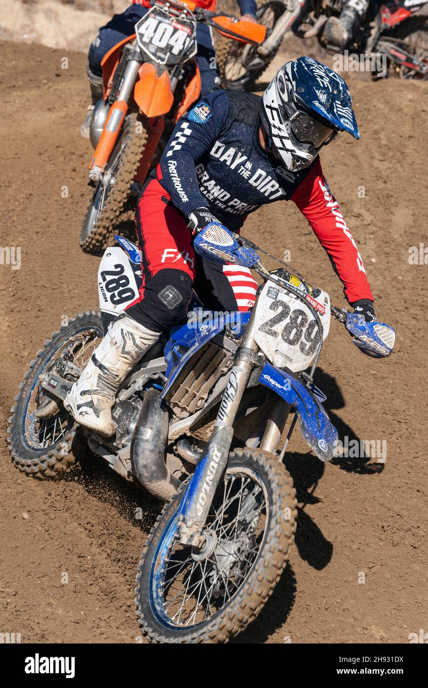 Motocross racing at the 24th annual Red Bull Day In The Dirt Grand Prix ...