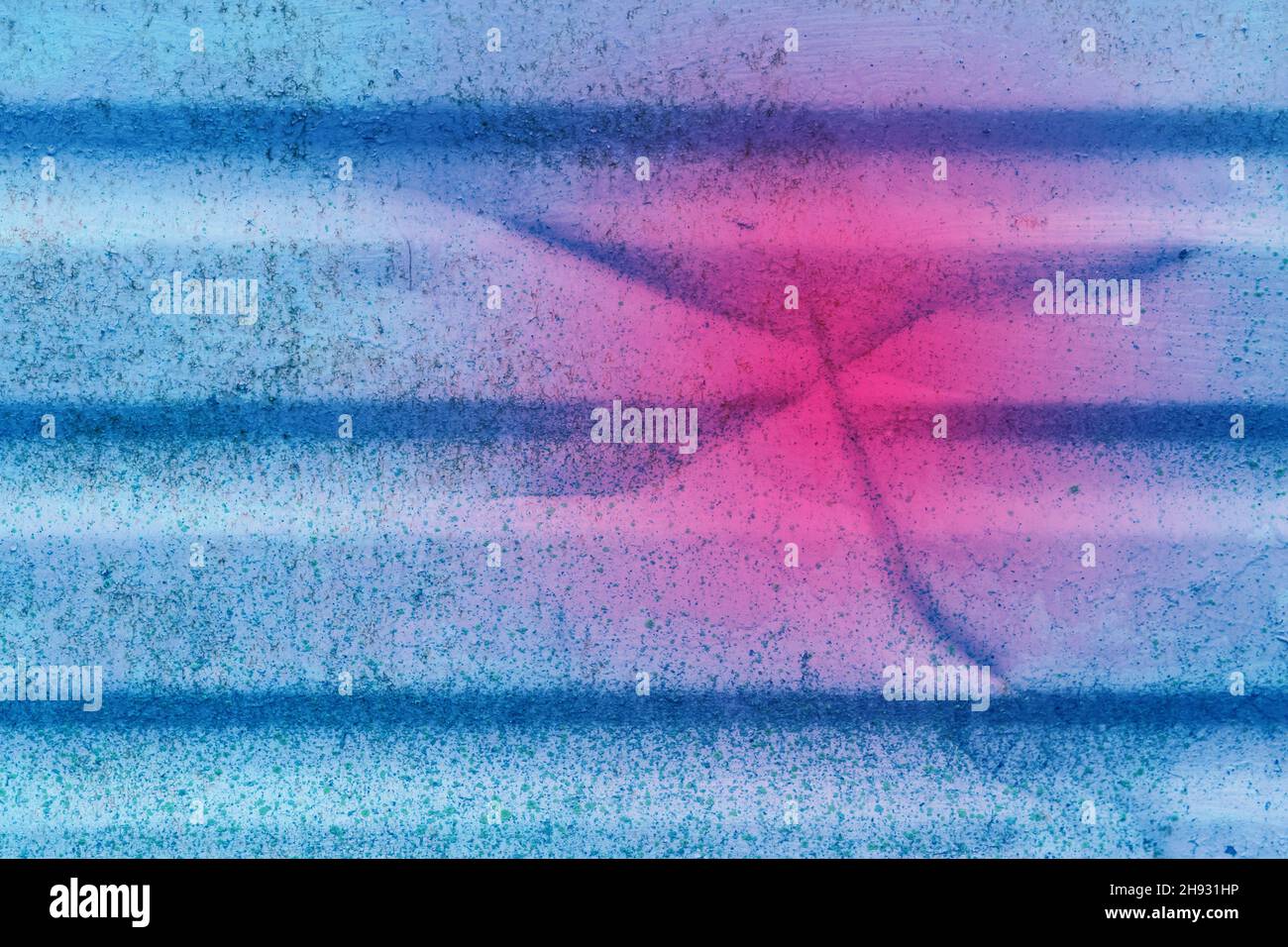 Crack broken dent on old dirty metal or iron background damaged surface ...