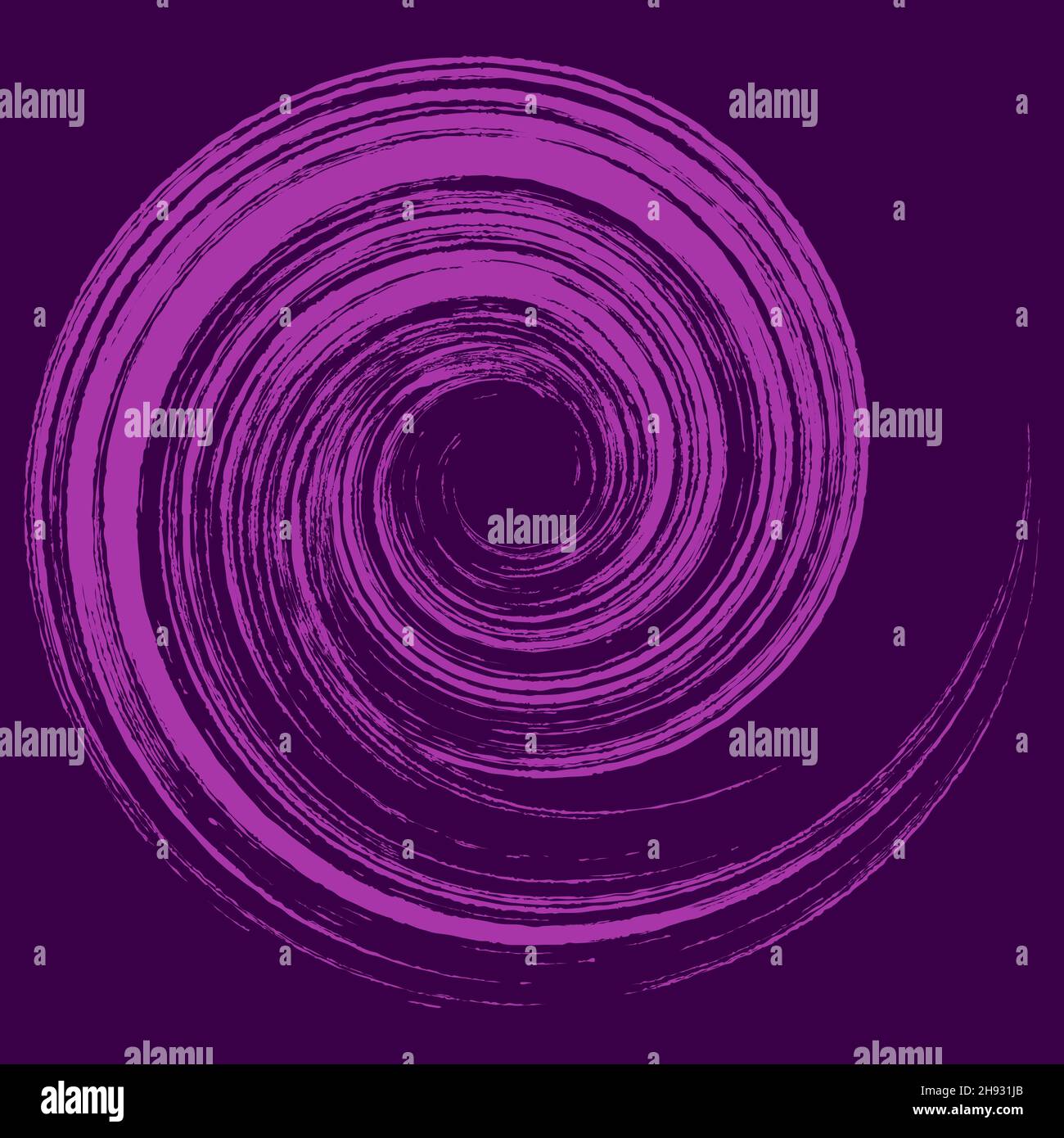 Violet grunge spiral background. Distress texture of spots, stains, ink ...