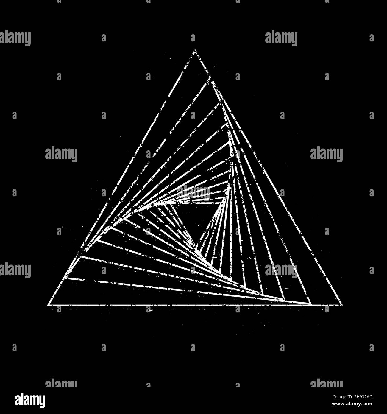 Optical illusion line drawing Black and White Stock Photos & Images - Alamy