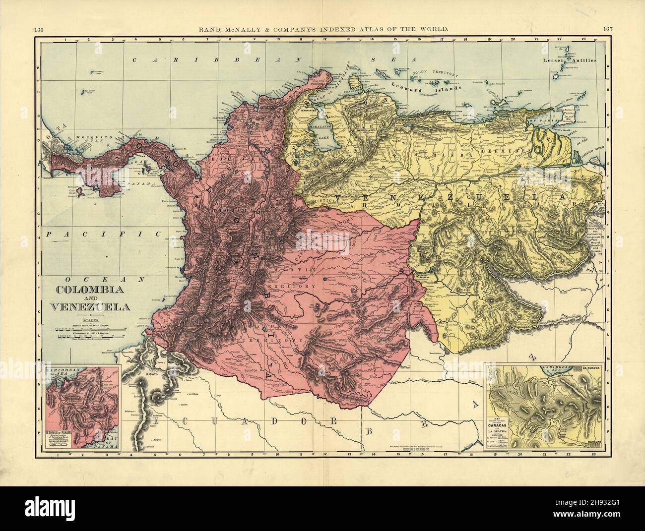 Map of colombia 1800s hi-res stock photography and images - Alamy