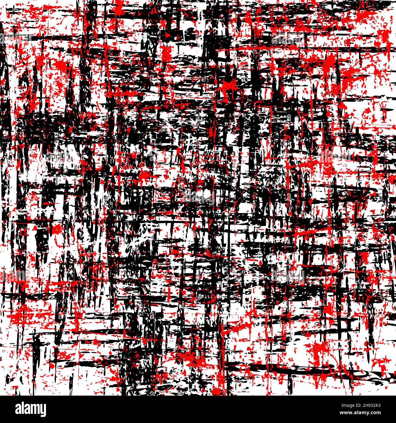 Red and black grunge scratched backdrop. Distress texture of spots ...