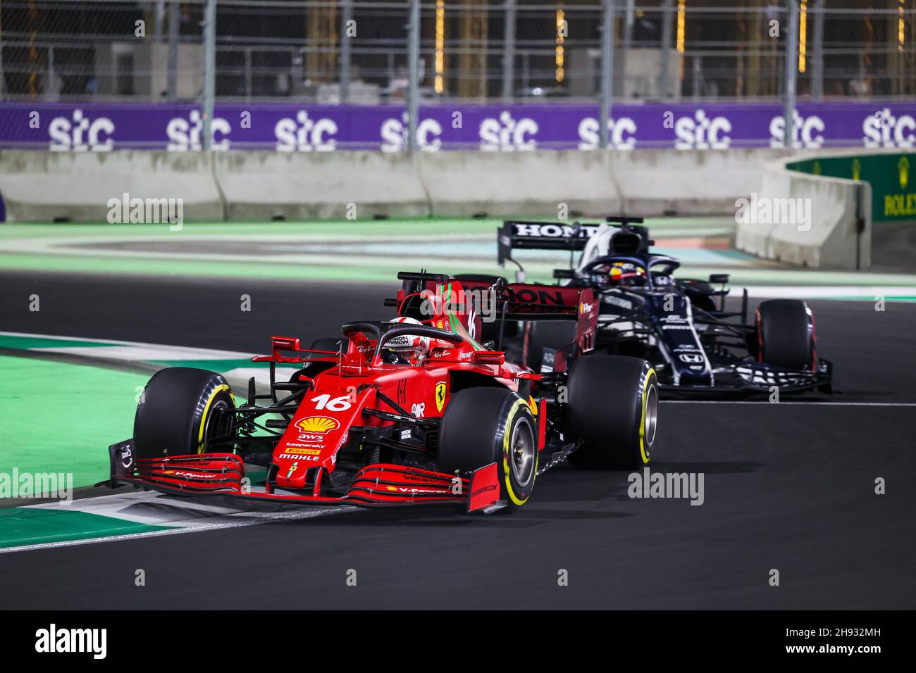 Jeddah, Saudi Arabia. 03rd Dec, 2021. 16 LECLERC Charles (mco), Scuderia Ferrari SF21, action ...