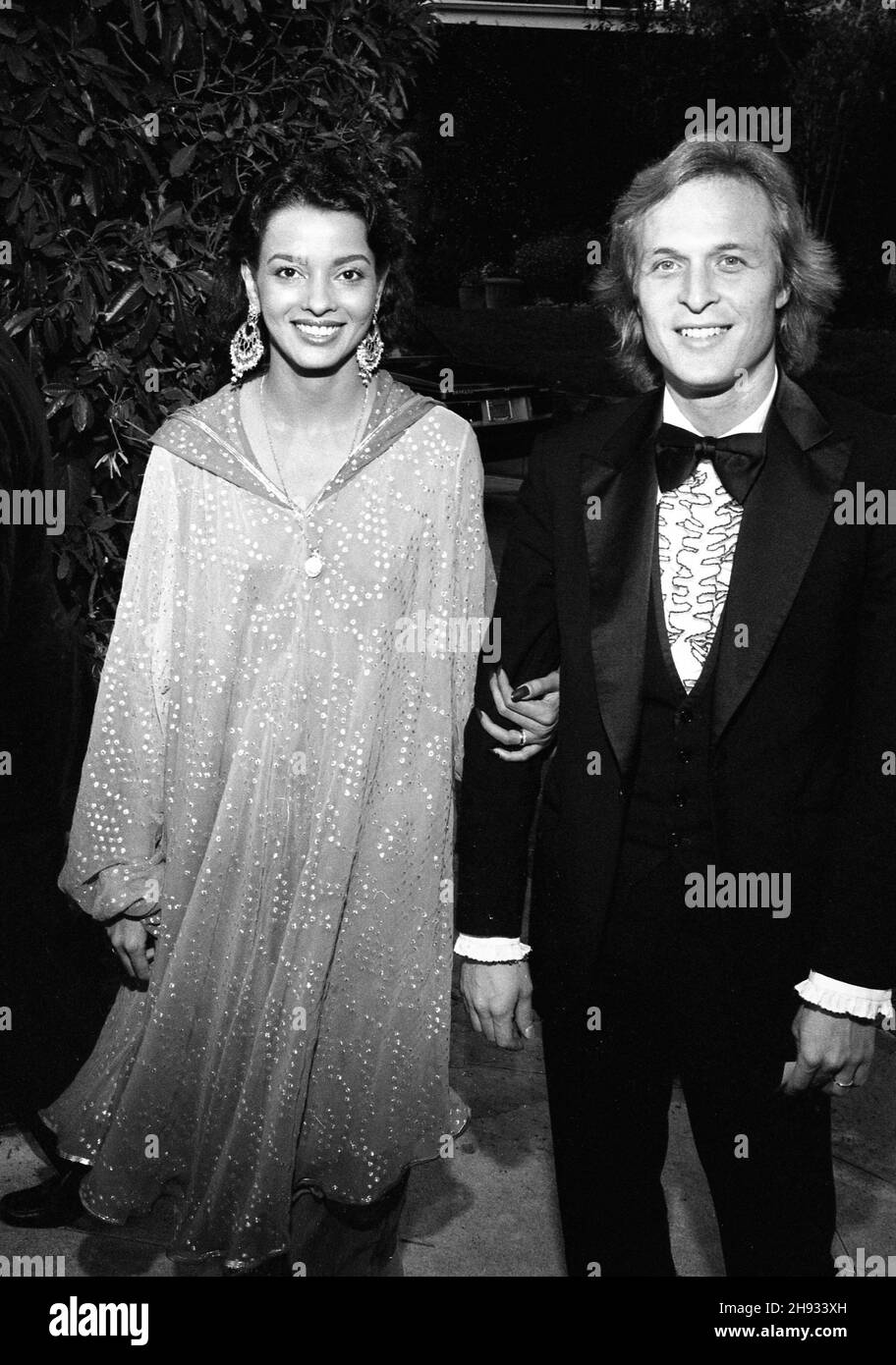 Persis Khambatta and Cliff Taylor seen arriving to a party at Jerry ...