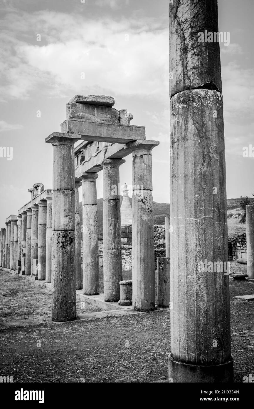 ancient archaeological site of Messene Stock Photo - Alamy