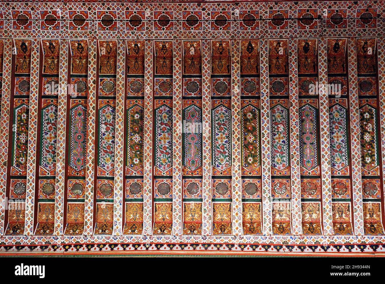 Artistic and traditional ceiling design in Morocco Stock Photo - Alamy