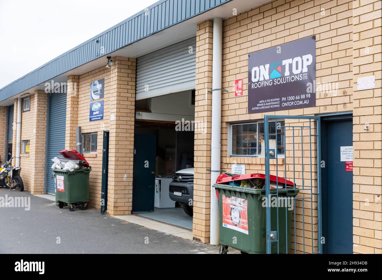 Australia small industrial business units on a business park in Manly ...
