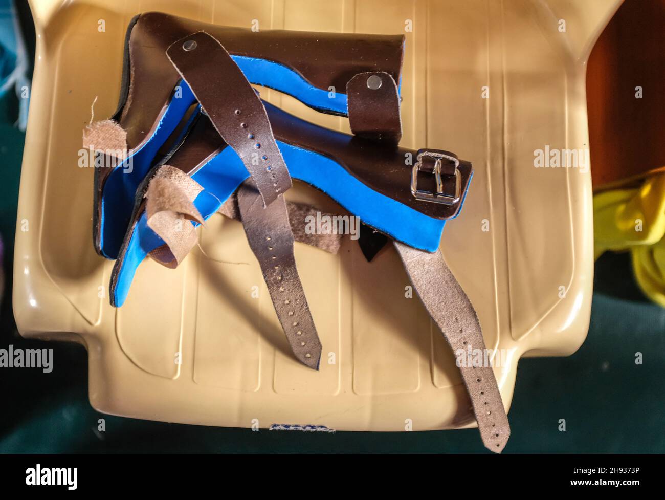 Improvised braces are seen during the event.Cerebral palsy is an ...