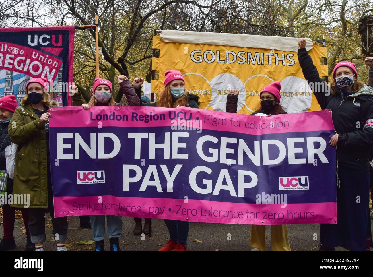 End the gender pay gap protest hi-res stock photography and images - Alamy