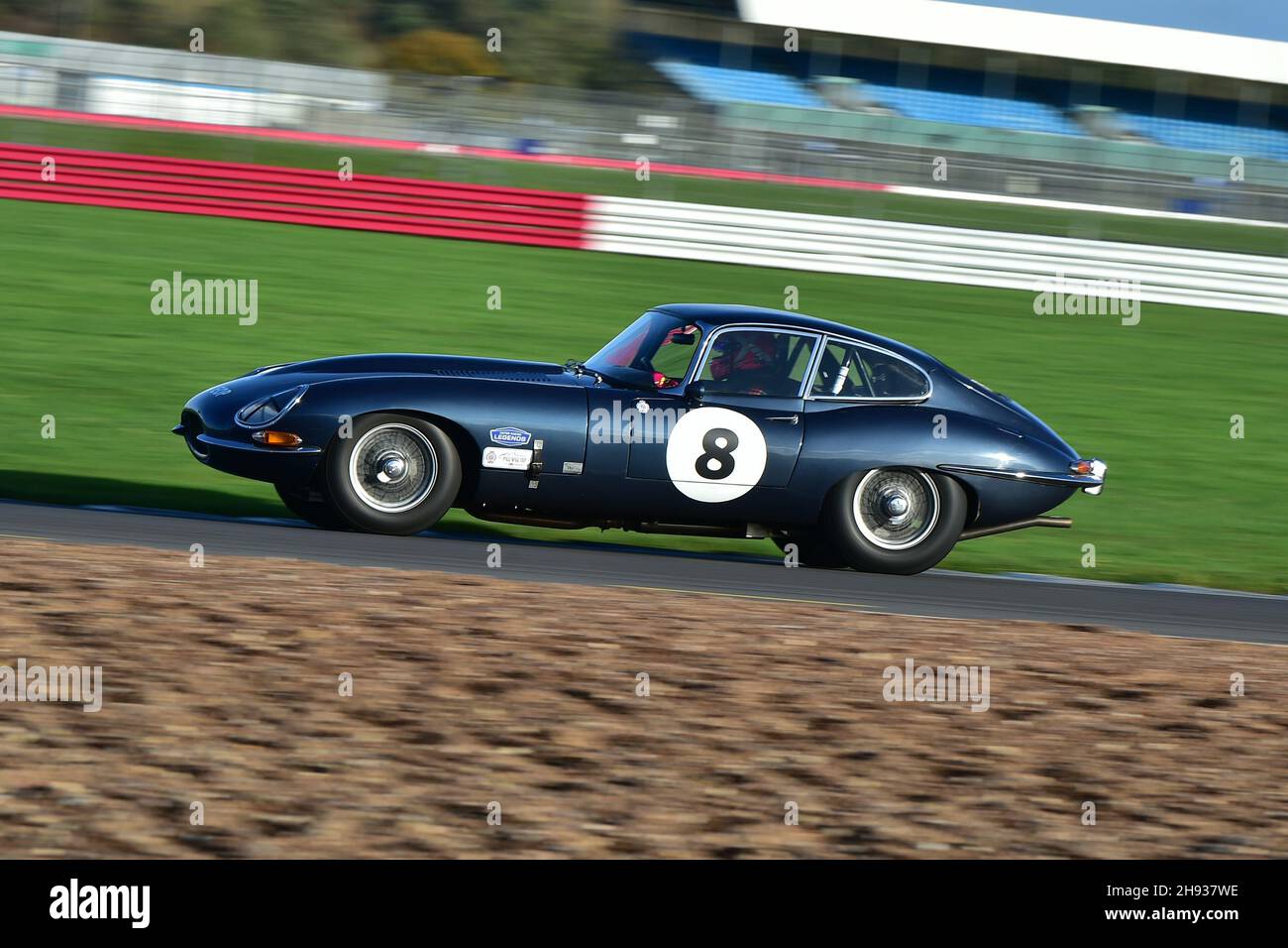 John Clark, Gordon Mutch, Jaguar E-Type FHC, Royal Automobile Club RAC ...
