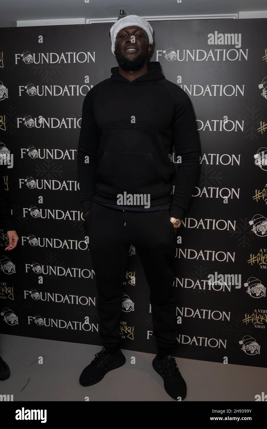 Stormzy during A Very Merky Christmas, the first ever Christmas party ...