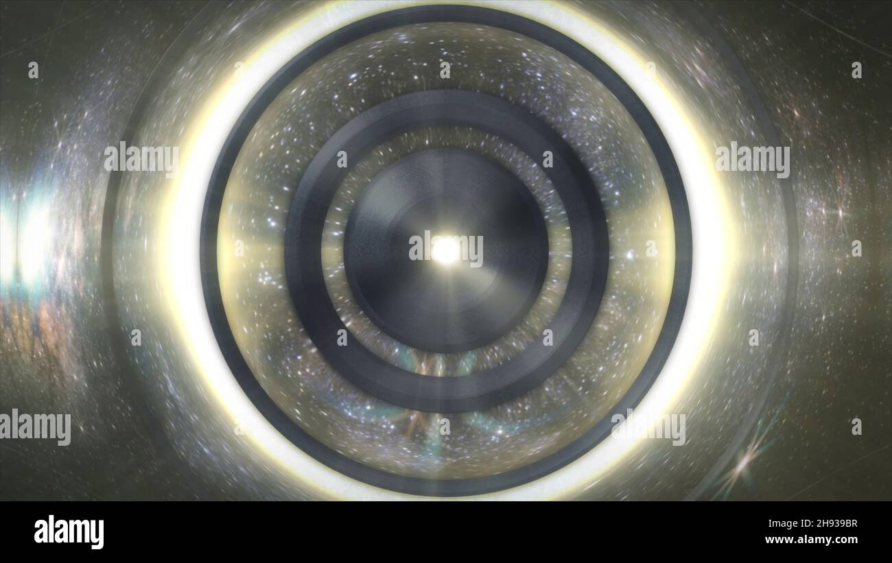 Illustration of abstract distortion of outer space. Abstract movement ...