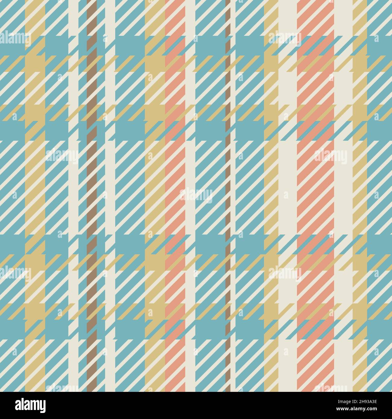 Gender neutral seamless plaid vector pattern. Gingham baby color ...