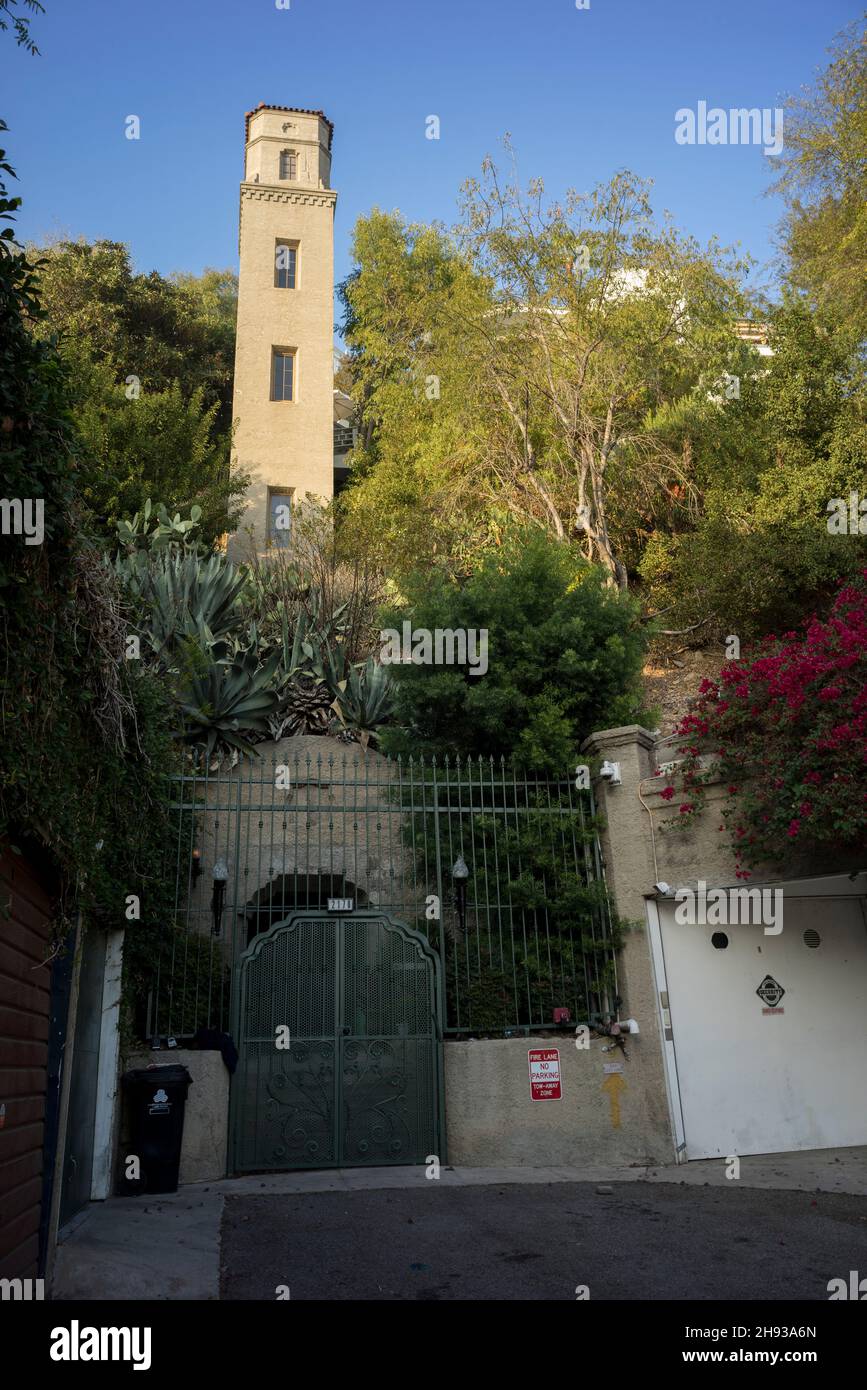 High Tower elevator, Los Angeles Stock Photo - Alamy