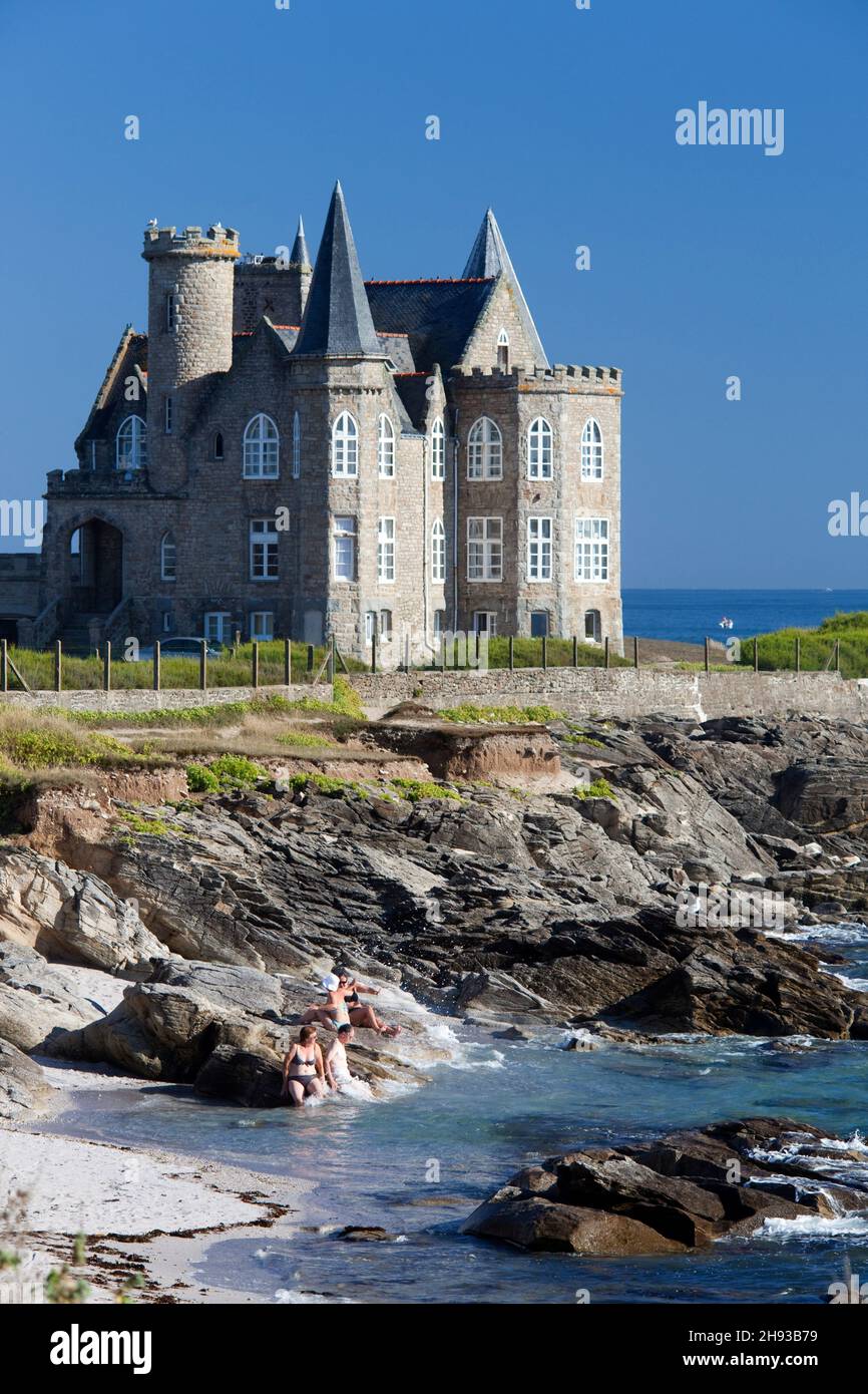 Turpault Mansion, Cote Sauvage, Quiberon, departament de Morbihan ...