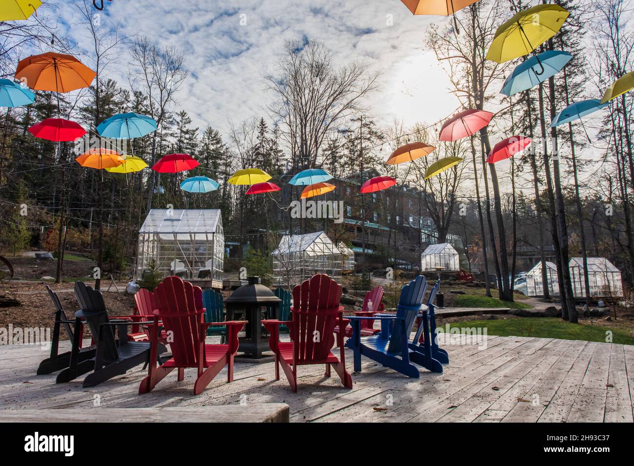 Wakefield Mills waterfalls resort and restaurant Wakefield Quebec ...