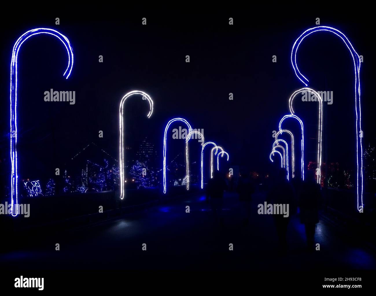 Zoolights Calgary Zoo Alberta Stock Photo - Alamy