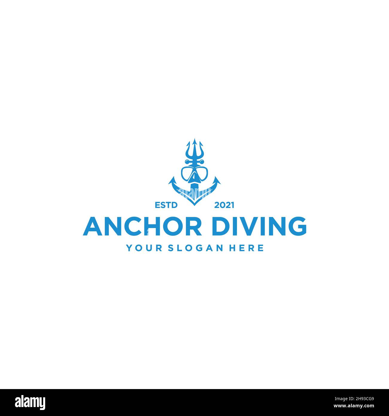 Old boat anchor underwater Cut Out Stock Images & Pictures - Alamy