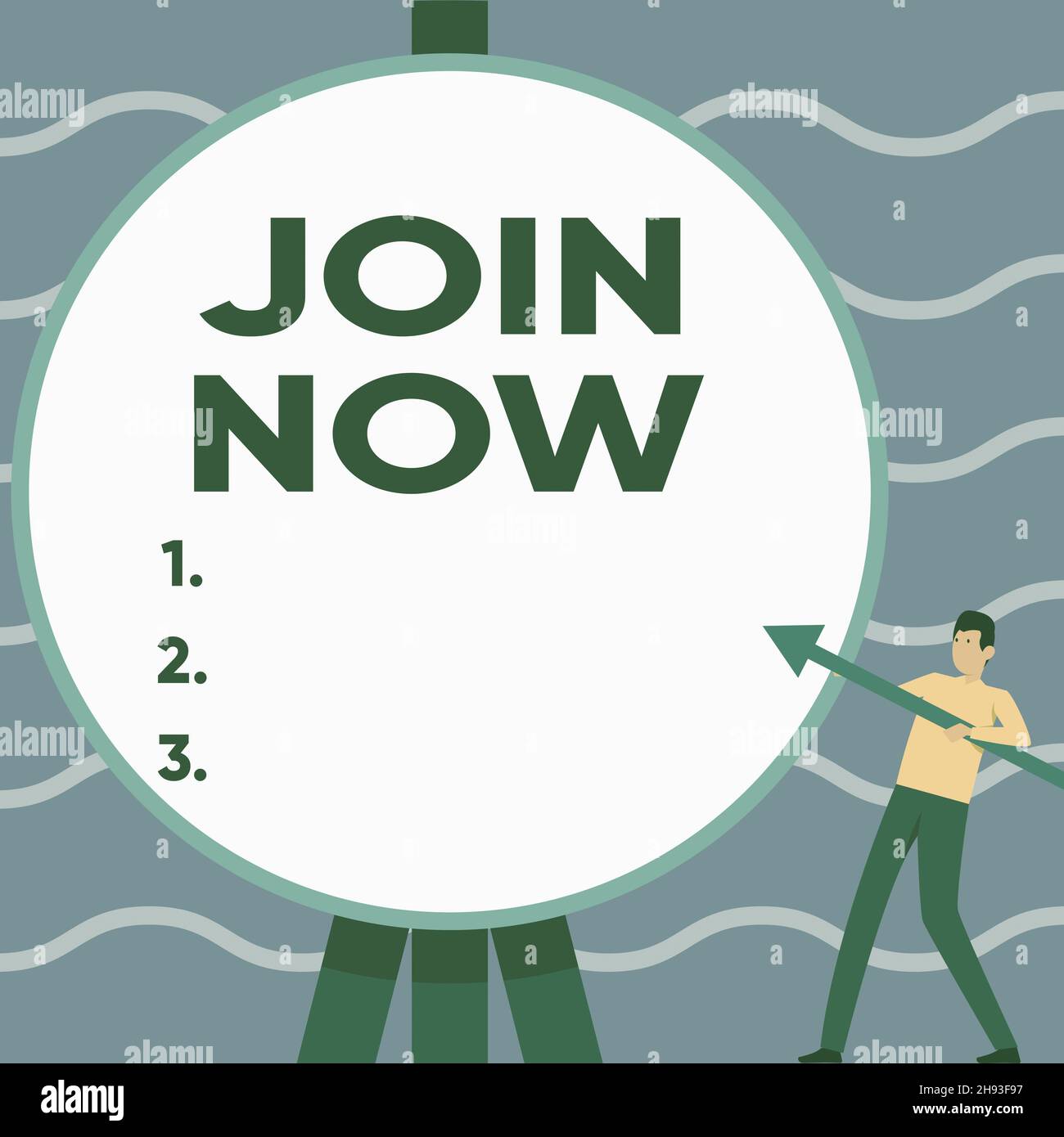 Writing displaying text Join Now. Business showcase An invite to a ...