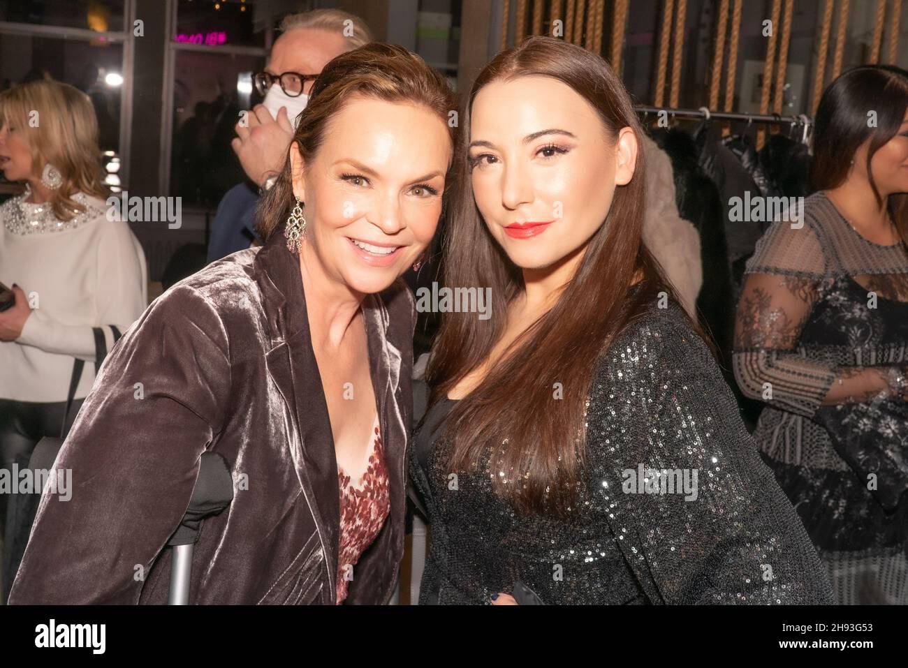 Dena McCoy and Janel Tanna attends the Bella Magazine Arts Culture ...