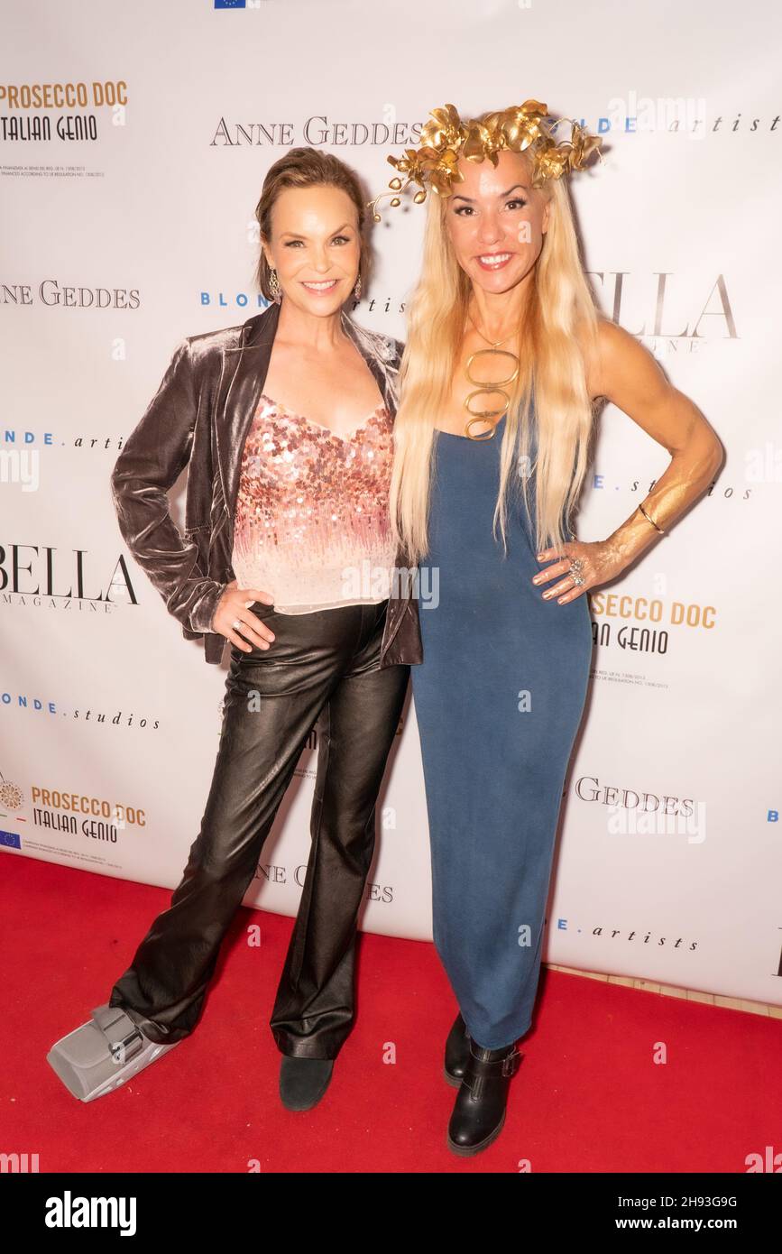 Dena McCoy and Luciana Pampalone attend the Bella Magazine Arts Culture ...