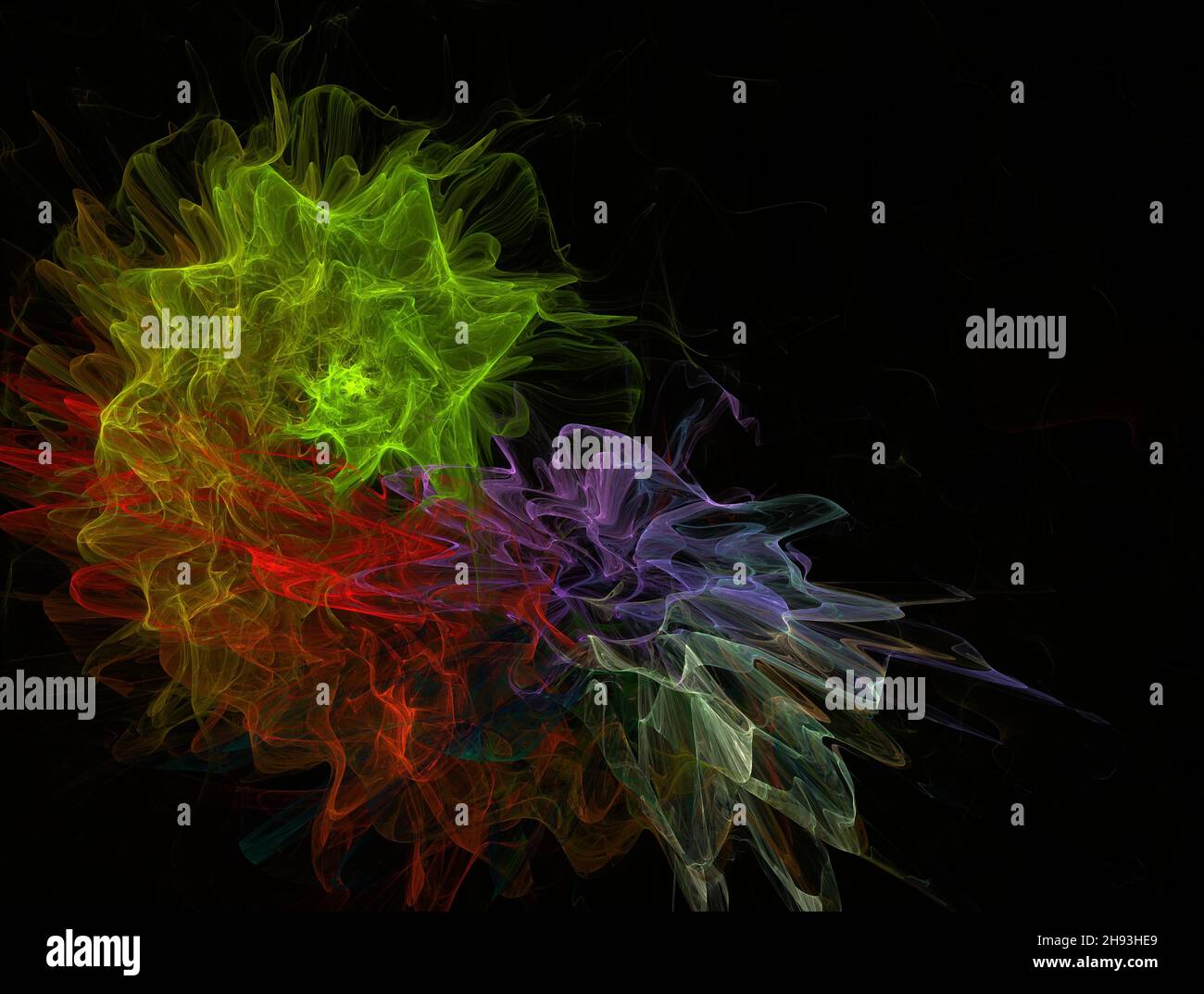 Imaginatory fractal abstract background Image Stock Photo - Alamy