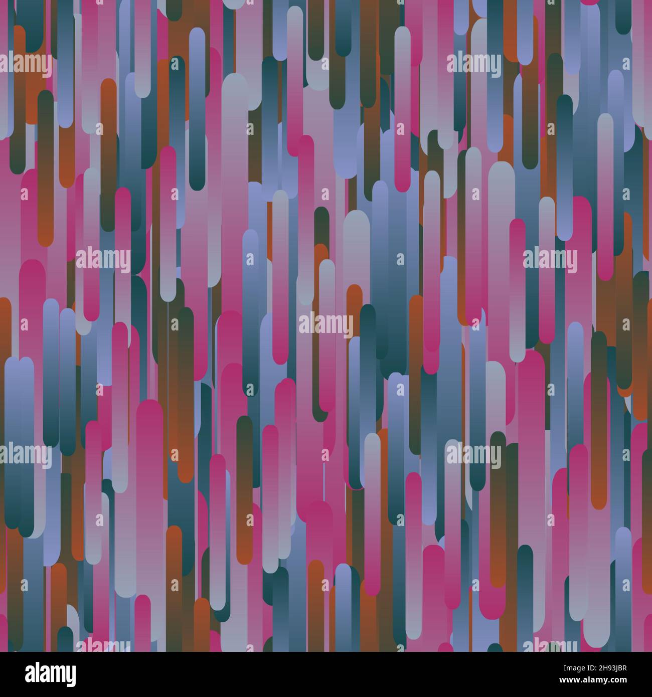 Seamless funky pill shaped gradient lines surface pattern design for ...